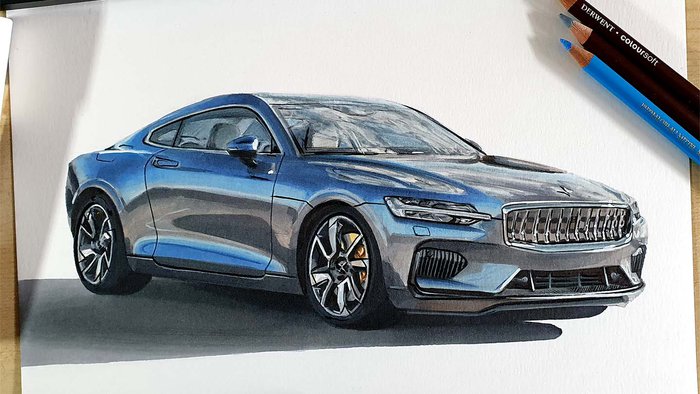 How to Draw an Easy AND Realistic Car | Step-by-Step Tutorial